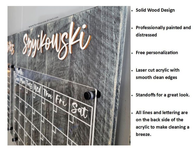 Large Farmhouse Wall Clocks