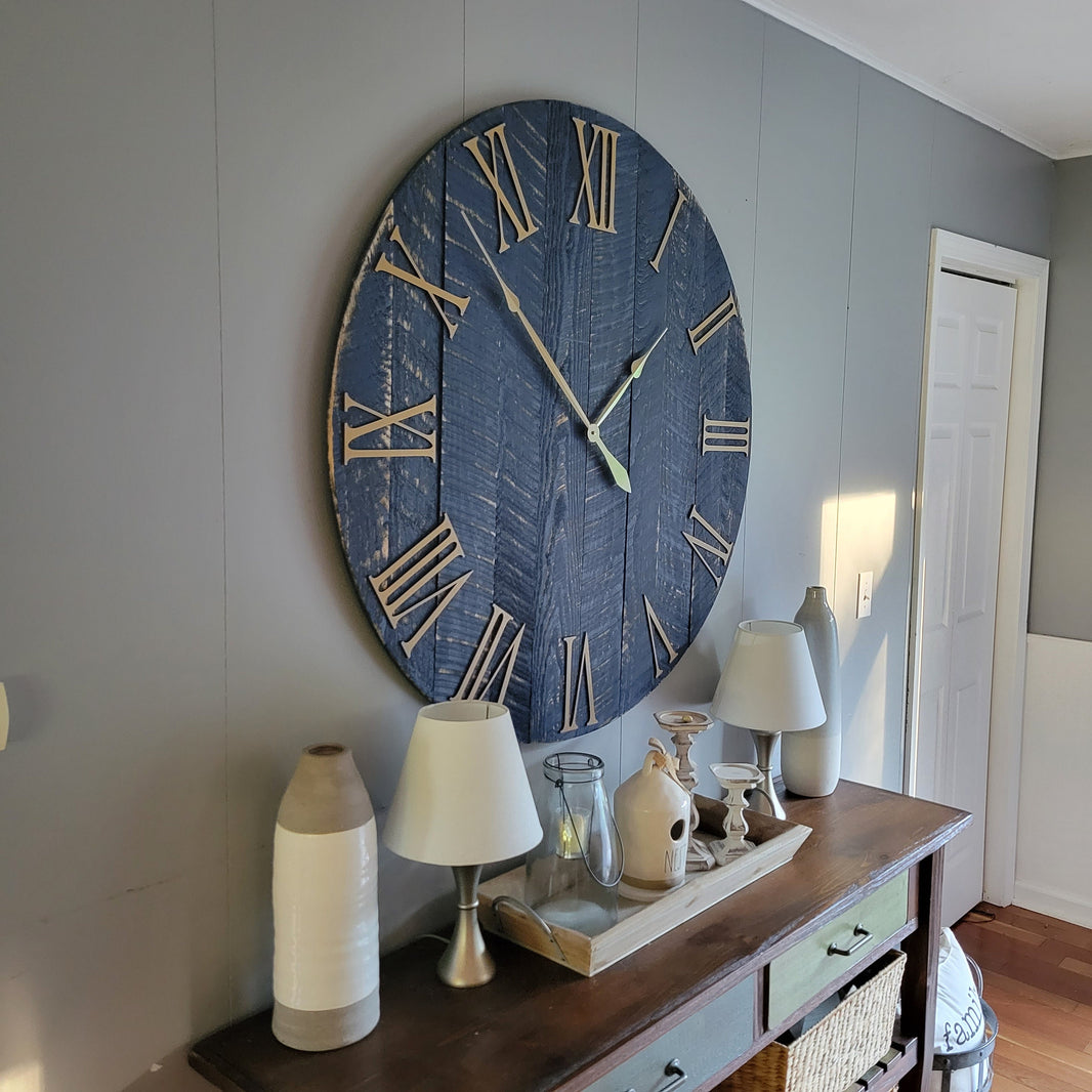 Large Farmhouse Wall Clocks